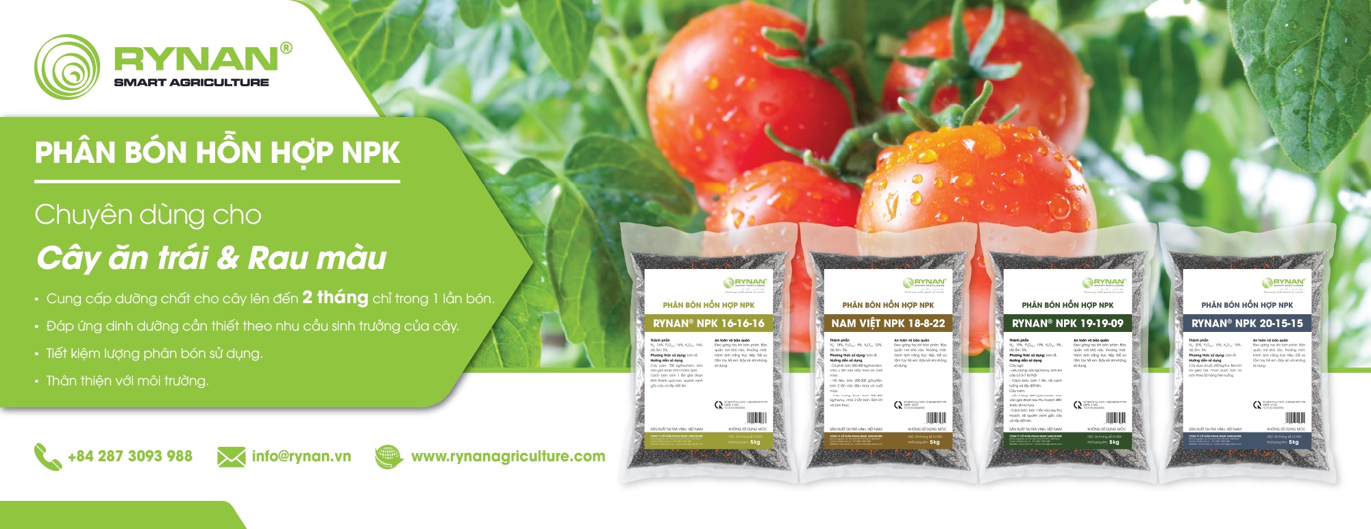 RYNAN | Mua sắm sản phẩm thông minh cho nông nghiệp